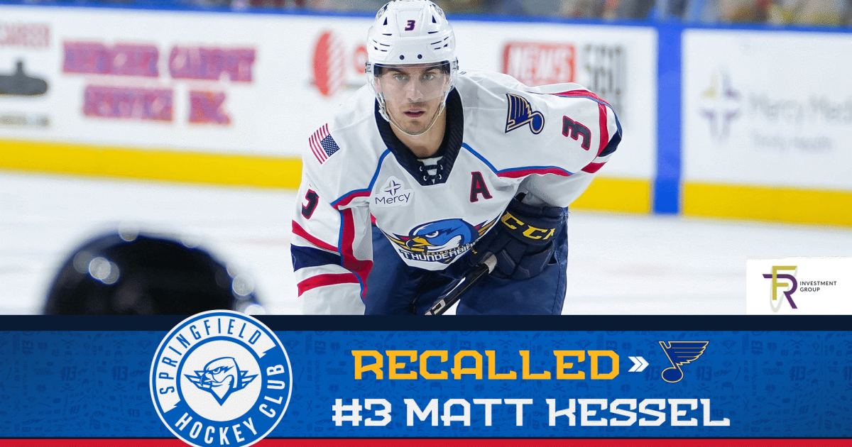 Springfield Thunderbirds | Blues Recall D Matt Kessel from T-Birds