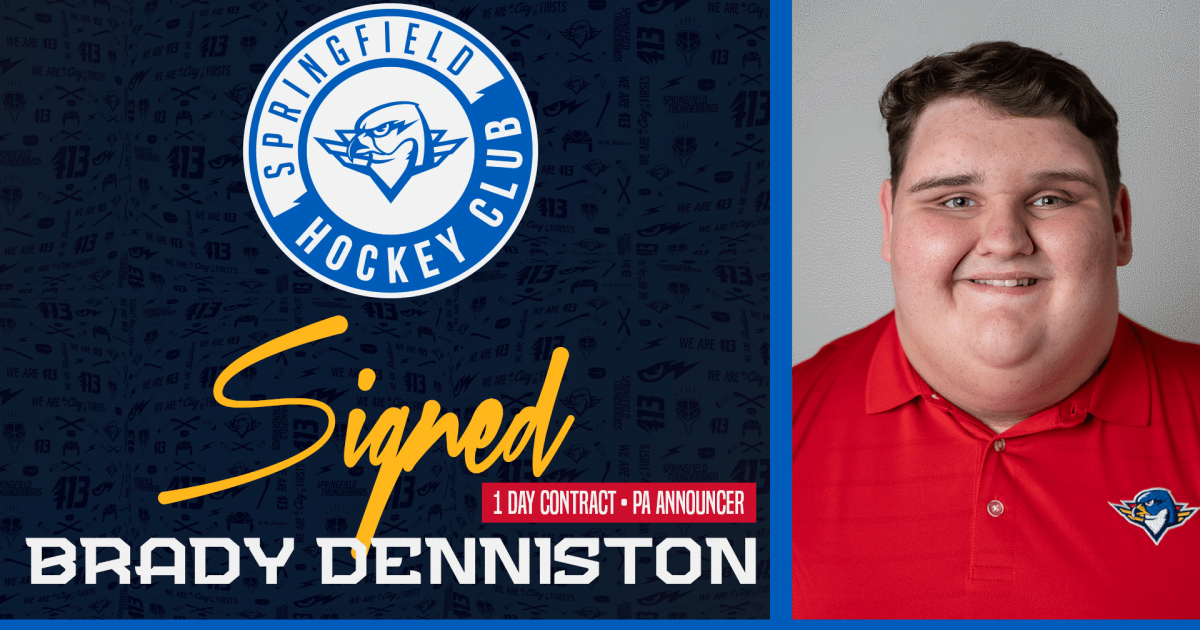 Springfield Thunderbirds | South Hadley High's Brady Denniston to…