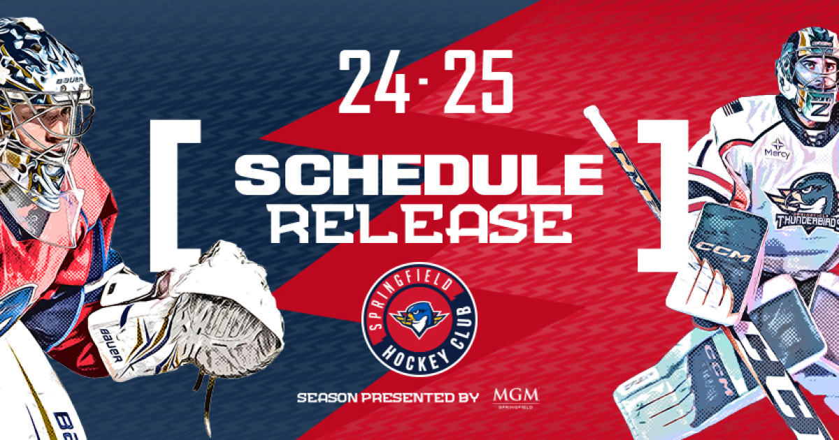 Springfield Thunderbirds | T-Birds Announce 2024-25 Season Schedule
