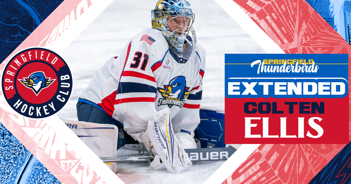 Springfield Thunderbirds | Blues Sign G Colten Ellis to Two-Year…