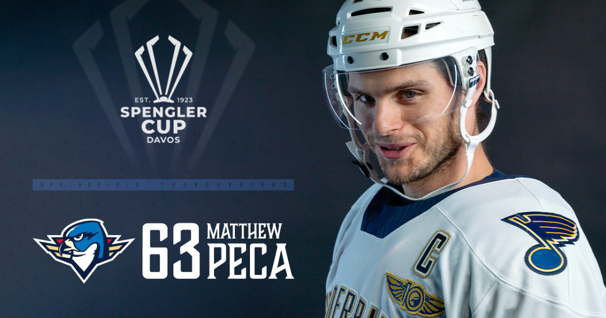 Springfield Thunderbirds | Matthew Peca to Represent Team Canada at…