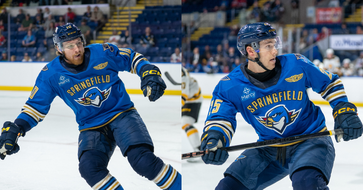 Springfield Thunderbirds | T-Birds Recall F's Jett Jones, Sam Stange…
