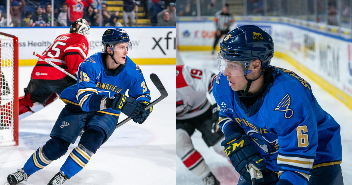 Springfield Thunderbirds | Blues Assign Matt Luff, Corey Schueneman…