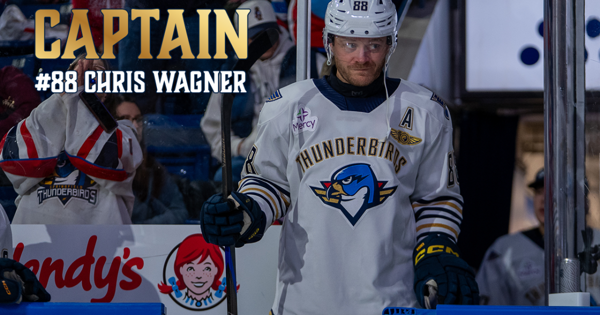 Springfield Thunderbirds | Chris Wagner Named 5th Captain in…