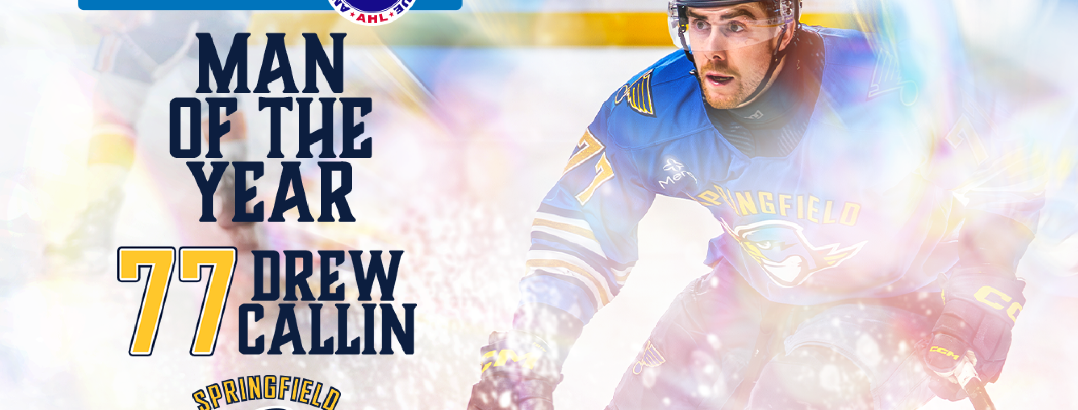 Springfield Thunderbirds | Drew Callin Named T-Birds Man of the Year…